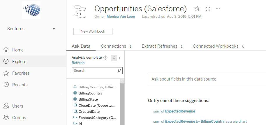 Tableau’s New Ask Data Feature – A Primer