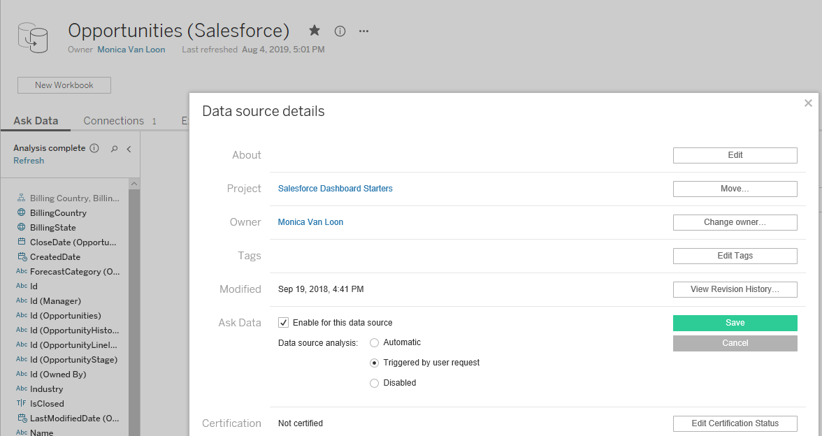 Tableau’s New Ask Data Feature – A Primer